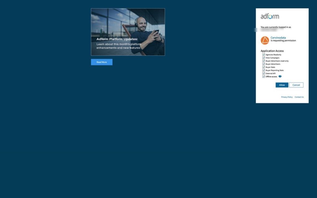 Adform api - Cervinodata.com